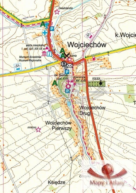 NAŁĘCZÓW. MAPA TURYSTYCZNA / PLAN MIASTA. CARTOMEDIA