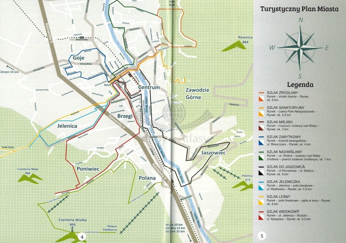 USTROŃ PRZEWODNIK PO ATRAKCJACH Z MAPAMI