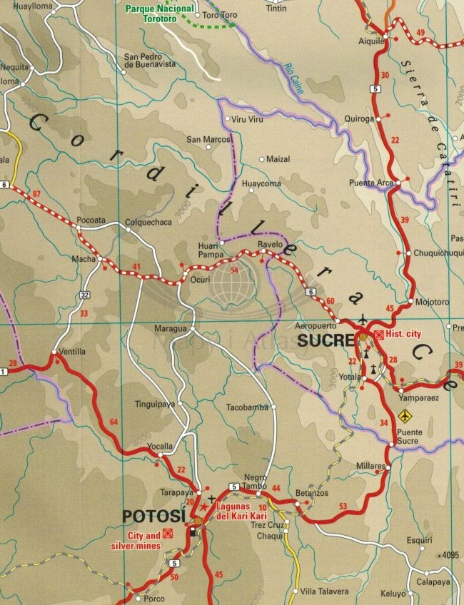 BOLIWIA SKŁADANA MAPA WODOODPORNA REISE KNOW-HOW