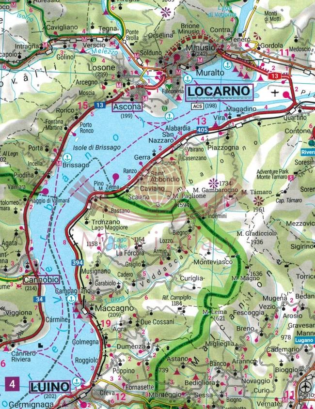 LOMBARDIA MEDIOLAN BRESCIA JEZIORO GARDA MAPA FB