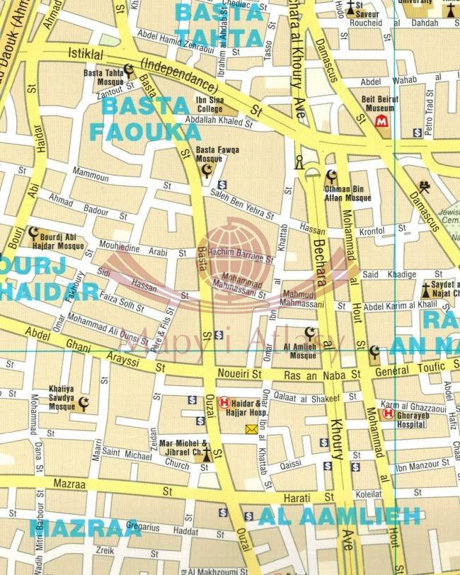 LIBAN MAPA SAMOCHODOWA WODOODPORNA REISE KNOW HOW