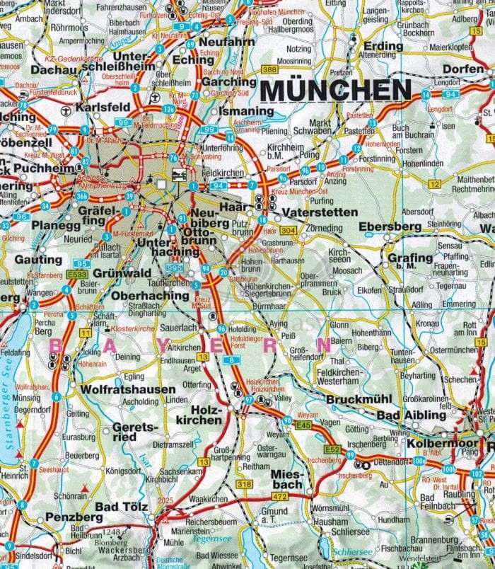 ALPY 1:500 000 MAPA SAMOCHODOWA SKŁADANA 350 KOMPASS