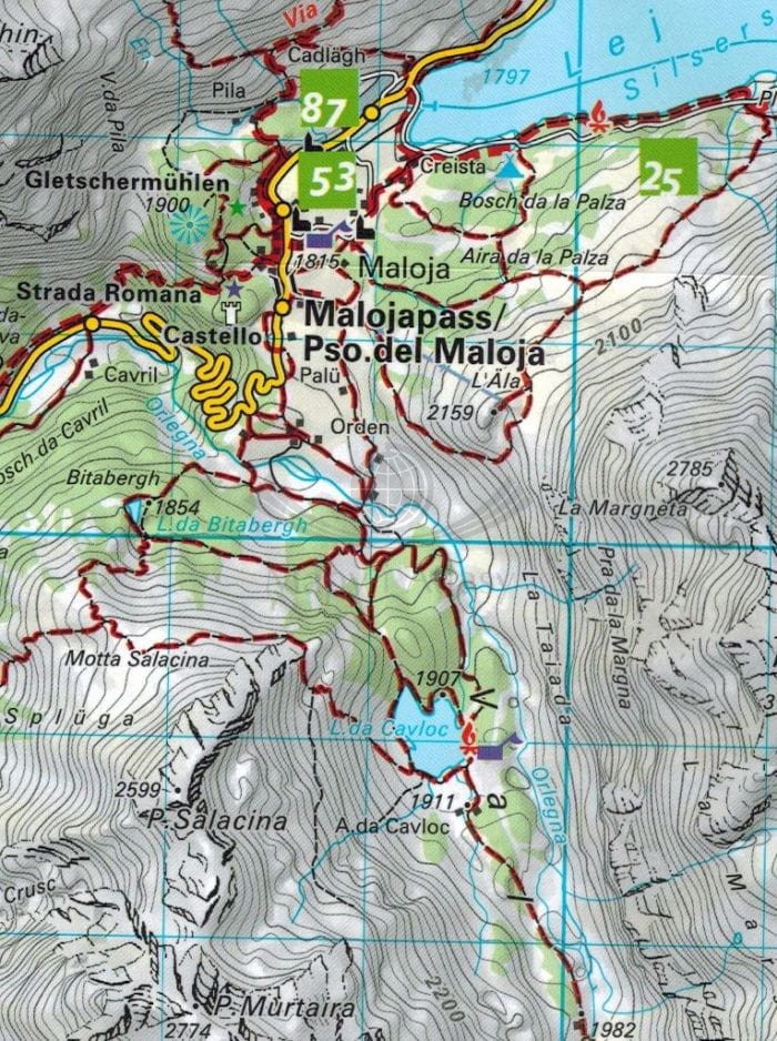 OBERENGADIN MAPA WODOODPORNA 99 KOMPASS