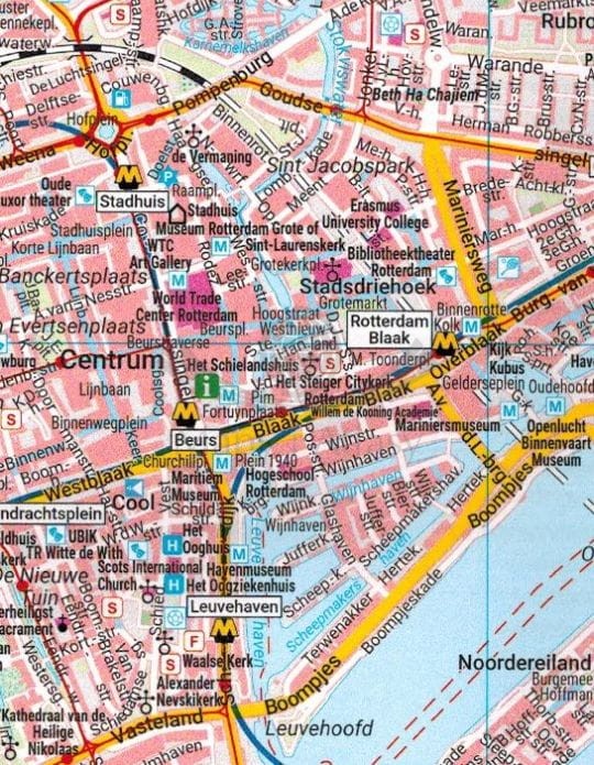 ROTTERDAM MAPA PLAN MIASTA FREYTAG BERNDT
