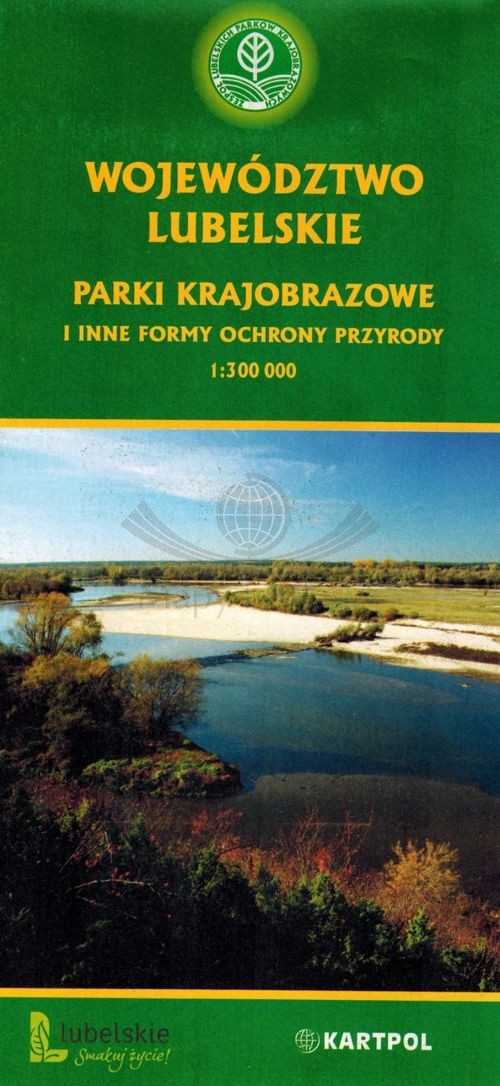 WOJEWÓDZTWO LUBELSKIE MAPA PRZYRODNICZA KARTPOL