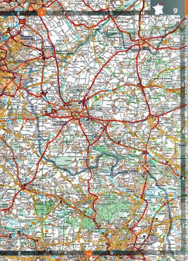 FRANCJA 1:200 000 ATLAS SAMOCHODOWY DROGOWY MICHELIN