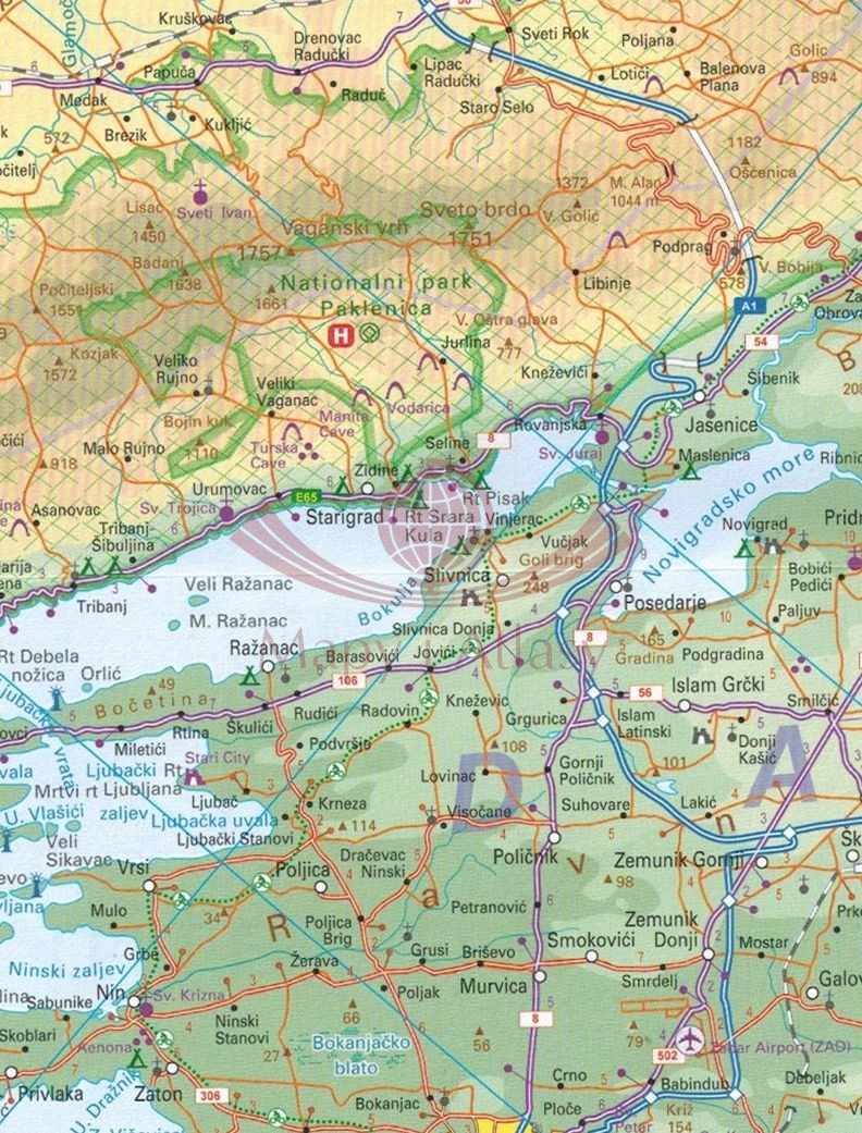 DUBROWNIK I WYBRZEŻE CHORWACJ MAPA SAMOCHODOWA ITMB