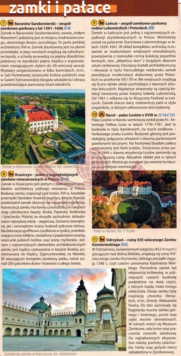 PODKARPACKIE MAPA ATRAKCJI TURYSTYCZNCH COMPASS