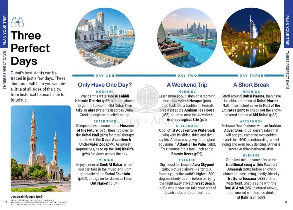 DUBAJ PRZEWODNIK POCKET Z MAPĄ LONELY PLANET