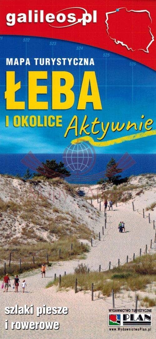 ŁEBA I OKOLICE MAPA SKŁADANA TURYSTYCZNA GALILEOS