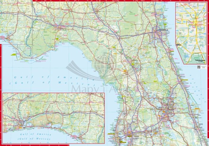 FLORYDA MAPA SAMOCHODOWA EXPRESSMAP