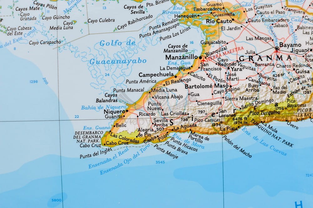 KUBA MAPA ŚCIENNA NATIONAL GEOGRAPHIC