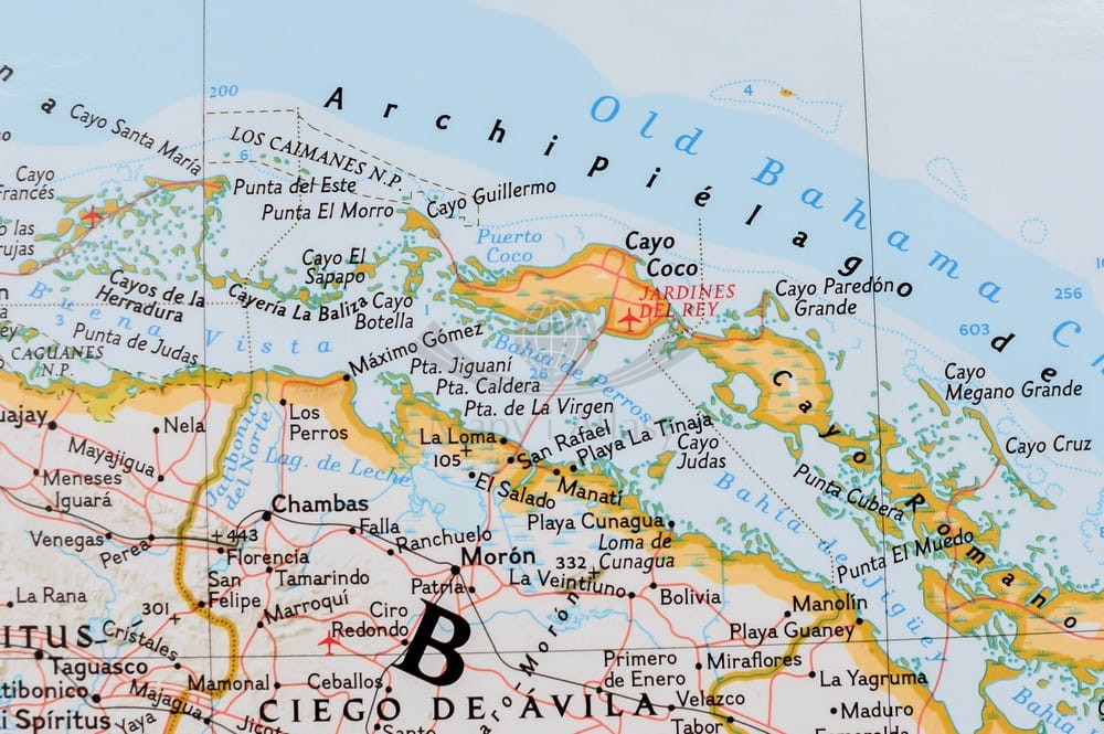 KUBA MAPA ŚCIENNA NATIONAL GEOGRAPHIC
