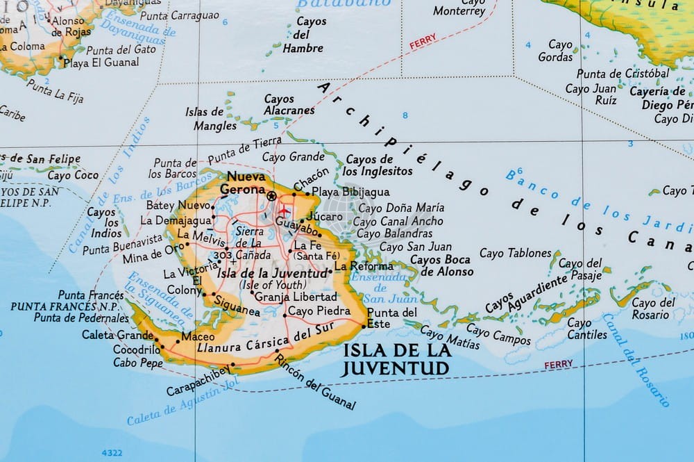 KUBA MAPA ŚCIENNA NATIONAL GEOGRAPHIC