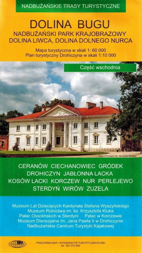 DOLINA BUGU WSCHÓD NADBUŻAŃKI PARK MAPA SKŁADANA