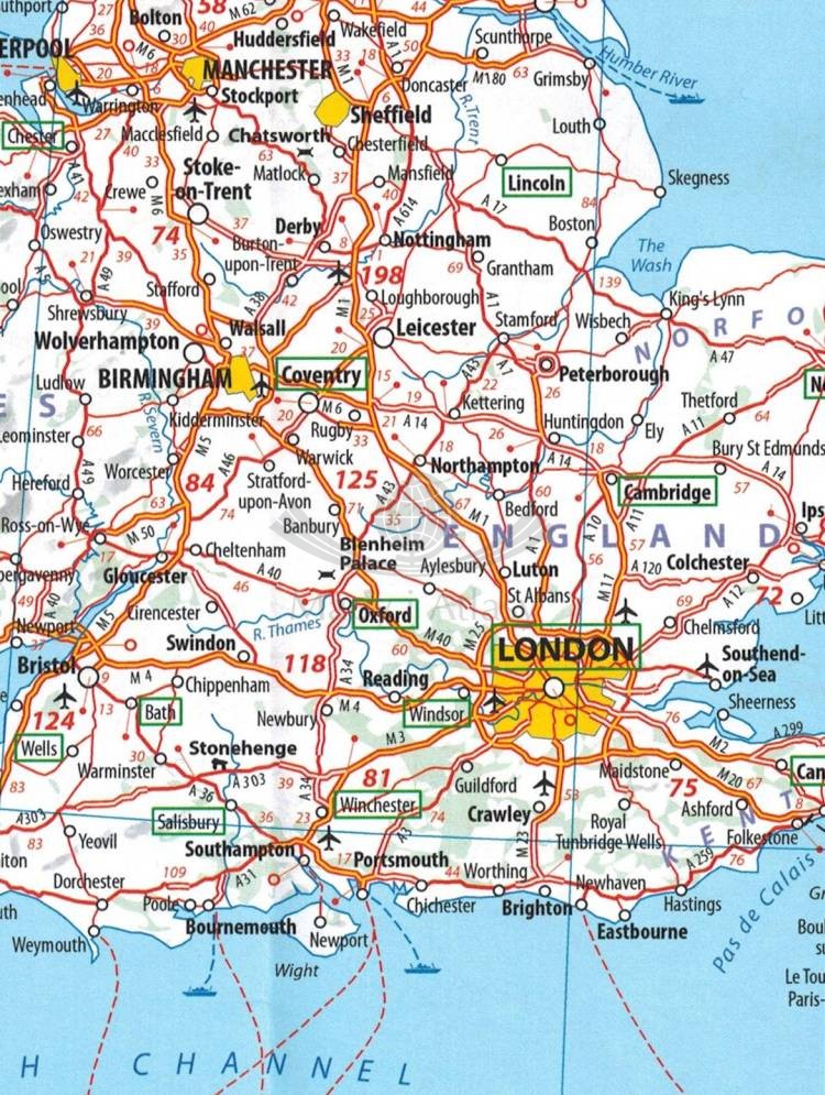 EUROPA MAPA SKŁADANA SAMOCHODOWA 705 MICHELIN