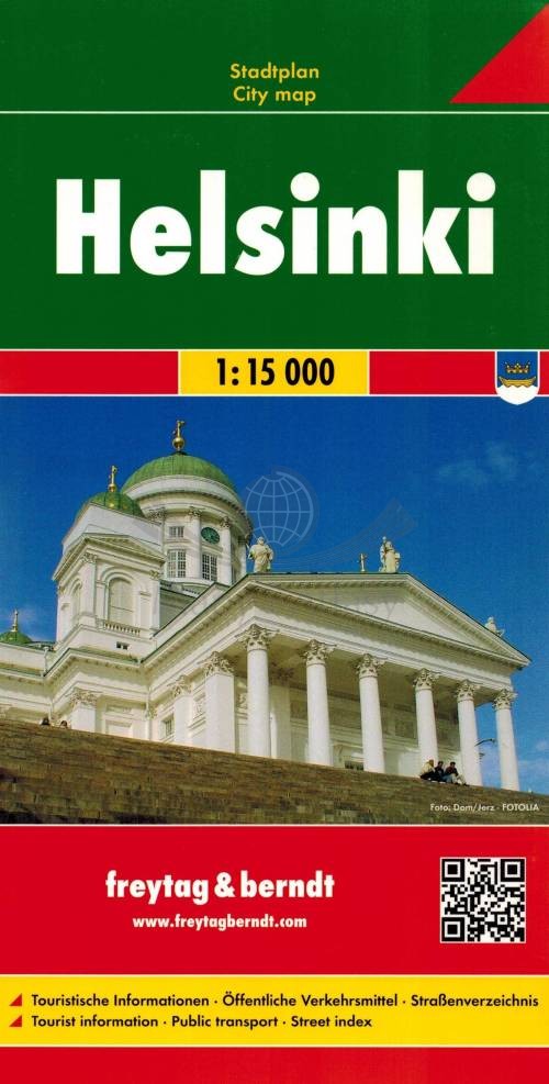 HELSINKI MAPA TURYSTYCZNA FREYTAG & BERNDT