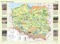 POLSKA MAPA SZKOLNA RODZAJE GLEB DO POWIESZENIA