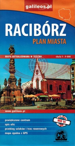 RACIBÓRZ / POWIAT RACIBORSKI PLAN MIASTA MAPA GALILEOS