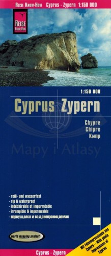 CYPR SKŁADANA MAPA WODOODPORNA REISE KNOW-HOW