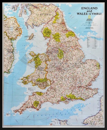 ANGLIA I WALIA MAPA MAGNETYCZNA NG