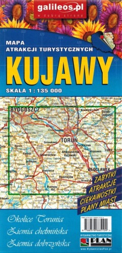 KUJAWY MAPA ATRAKCJI TURYSTYCZNYCH
