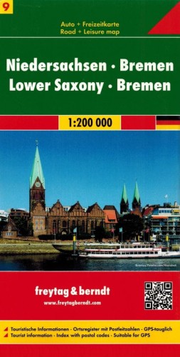 DOLNA SAKSONIA MAPA SKŁADANA FREYTAG & BERNDT