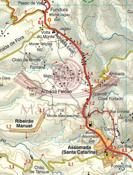 WYSPY ZIELONEGO PRZYLĄDKA MAPA FREYTAG & BERNDT