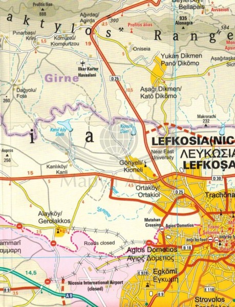 CYPR SKŁADANA MAPA WODOODPORNA REISE KNOW-HOW