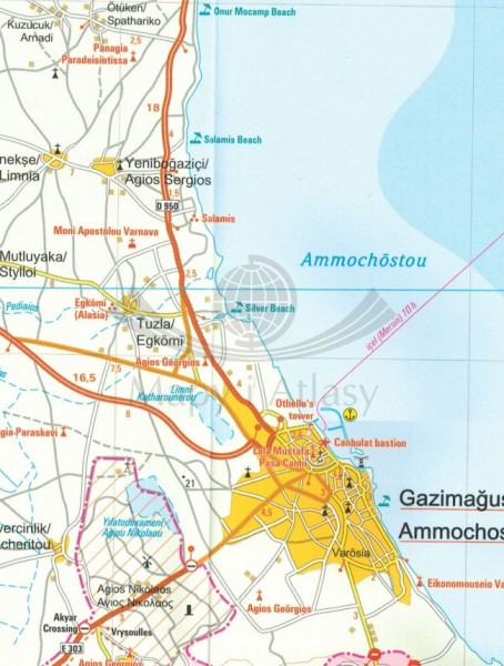 CYPR SKŁADANA MAPA WODOODPORNA REISE KNOW-HOW