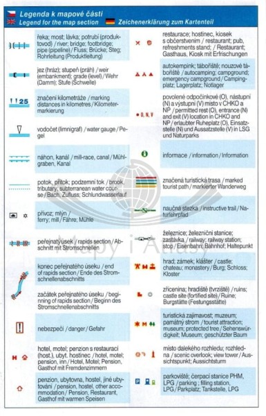 BEROUNKA MAPA KAJAKOWA TURYSTYCZNA SHOCART