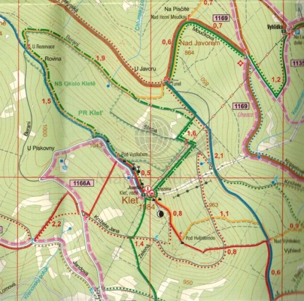 SZUMAWA - BOLETICE MAPA TURYSTYCZNA GEODEZIE ON LINE