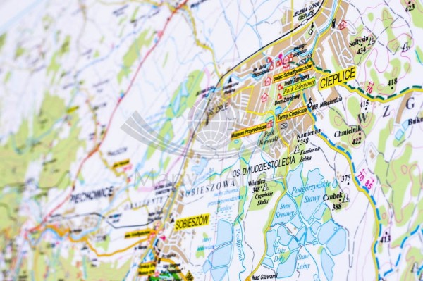 KARKONOSZE MAPA TURYSTYCZNA W RAMIE