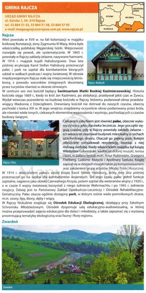 ISTEBNA MILÓWKA RAJCZA MAPA SKŁADANA TURYSTYCZNA