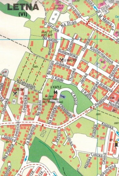 DECIN MAPA TURYSTYCZNA SKŁADANA FREYTAG