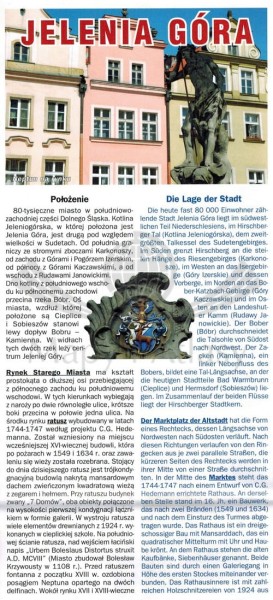 JELENIA GÓRA MAPA PLAN MIASTA GALILEOS